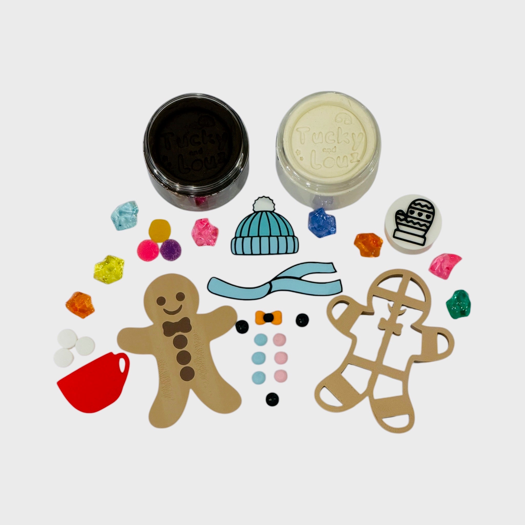 The Make-a-Gingerbread Man Playdough Kit – Tucky And Lou